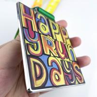 China Zinc Alloy Large Graffiti Square Medal 3 Inch Custom Event Running Medal for sale