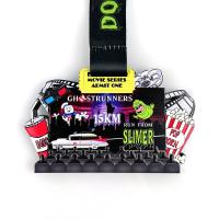 China Custom UV Printing Running Medals Waterproof Wear Resistant 1.5 Inch Ribbon for sale
