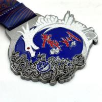 China Die-struck Engraving Medal Covered in Glitter for sale