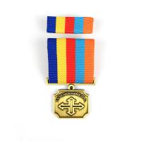 China Customized Honor Medal With Ribbon for Corporate Employee Recognition for sale