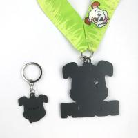 China Custom Cartoon Running Medal Zinc Alloy 10KM Race Durable Polyester Ribbon for sale