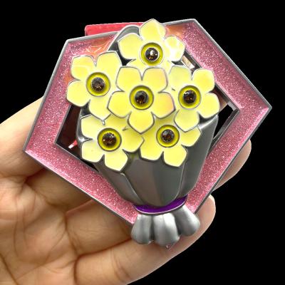 China Custom Mother's Day Medal 1.5 Inch Zinc Alloy Celebration Award for Online Run Event for sale
