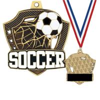 China Customized Embossed Stock Soccer Awards Medals for Large Purchases for sale