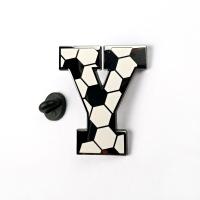 China Custom Hard Enamel Soccer Lapel Pin 25mm with Rubber Backing for Promotional Gifts for sale