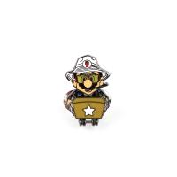 China Super Mario Cartoon Adventurer Unique Hinged Lapel Pin for sale