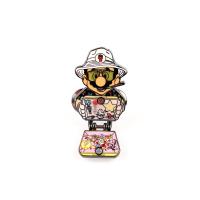 China Super Mario Cartoon Adventurer Unique Hinged Lapel Pin for sale