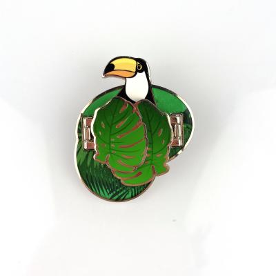 China Customized Flipping Uv Printing Badge Promotion Lapel Pins for sale