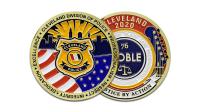 China Custom Police Commemorative Coin Hard Enamel 1.5 Inch Zinc Alloy Souvenir for sale