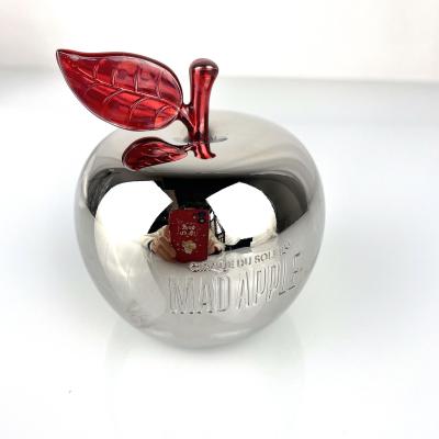 China 60x60mm Zinc Alloy 3D Apple Bottle Opener Custom Corporate Gift for sale