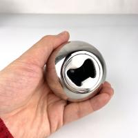 China 60x60mm Zinc Alloy 3D Apple Bottle Opener Custom Corporate Gift for sale