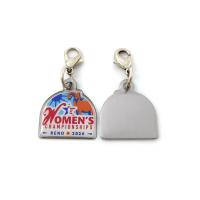 China Antique Silver Zinc Alloy Soft Enamel Keychain 50mm Custom UV Printing Promotional Gift for sale