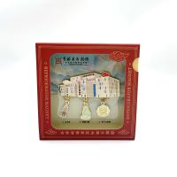 China Custom Zinc Alloy Museum Commemorative Fridge Magnet with Soft Enamel and Hard Magnet for sale