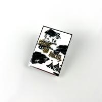 China Custom Zinc Alloy Soft Enamel Lapel Pin Badge Offset Printing Epoxy Coating 25mm for sale