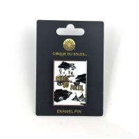 China Custom Zinc Alloy Soft Enamel Lapel Pin Badge Offset Printing Epoxy Coating 25mm for sale