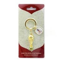 China FIFA World Cup Keychain Zinc Alloy Die Struck Promotional Keyring 3D Design for sale