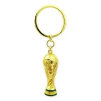 China FIFA World Cup Keychain Zinc Alloy Die Struck Promotional Keyring 3D Design for sale