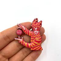 China Customizable Zinc Alloy Enamel Pin Badge UV Printing 2D 3D Artwork Polished Finish 1000 MOQ for sale