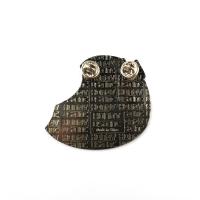 China Custom CMYK Printed Metal Pin Badge 1.0 inch Butterfly Clutch for Sports Events for sale