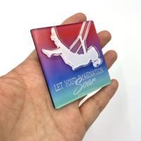 China UV Printing Style Acrylic Magnet Material Type Refrigerator Decor Magnets Benefit for sale