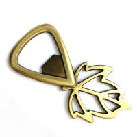 China 180g Zinc Alloy Custom Bottle Opener Gift Set 1.5 Inch Antique Gold for B2B Promotions for sale
