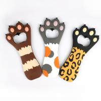 China Custom Cat Paw Bottle Opener Fridge Magnet 1.5 Inch Ribbon UV Printing Promotional Gift for sale