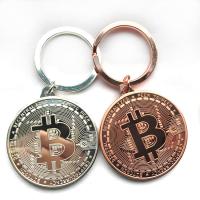 China Custom 25mm Zinc Alloy Trolley Token Keychain with Soft Enamel Finish for Branding for sale