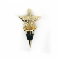 China 3D Starfish Wine Bottle Stopper Perfect For Beach Lovers for sale