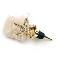 China 3D Starfish Wine Bottle Stopper Perfect For Beach Lovers for sale