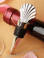 China Elegant Silver Shell Wine Stopper For Stylish Preservation for sale