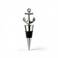 China 3D Die Struck Design Vintage Brass Wine Stopper for sale