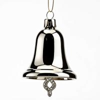 China Zinc Alloy Metallic Elegance Snowflake Ornament Custom Business Promotion Gift 3D Design for sale