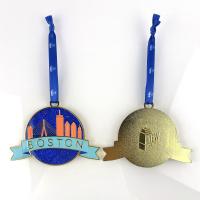 China Boston Skyline Souvenir Ornament Zinc Alloy Die Struck Custom Gift for sale