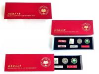 China Beijing Institute of Technology Soft Enamel Lapel Pin Set 1 Inch Academic Pride Badges for sale