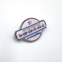 China 2024 USBC Convention Soft Enamel Lapel Pin 1.15 Inch Antique Silver Butterfly Clutch for sale