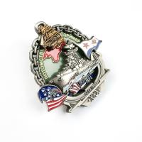 China Custom 3D Badge Layers Screw Exceptional Craftsmanship For Tournaments for sale