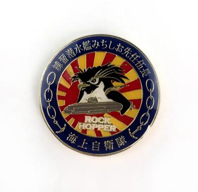 China Custom Soft Enamel Challenge Coin 3mm Zinc Alloy Commemorative Medal for sale
