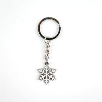 China Custom Christmas Soft Enamel Keychain 25mm Festive Snowman Tree Holiday Gift for sale