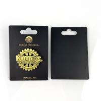 China Customized Enamel Pin Badge for Company Uniform and Identification for sale