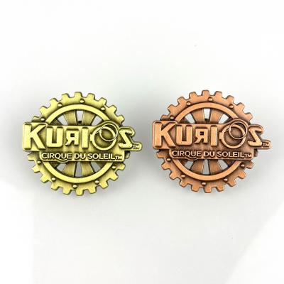China Customized Enamel Pin Badge for Company Uniform and Identification for sale