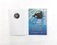 China Custom 25mm Soft Enamel Sea Aquarium Badge Marine Conservation Lapel Pin 10000pcs for sale