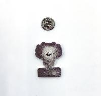 China Custom Soft Enamel Lapel Pin 25mm Light Way Collar Pin for Corporate Promotional Gifts for sale
