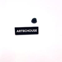 China Custom Soft Enamel Lapel Pin 25mm Art Tech House Design Durable Metal Badge for sale