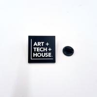 China Custom Soft Enamel Lapel Pin 25mm Art Tech House Design Durable Metal Badge for sale