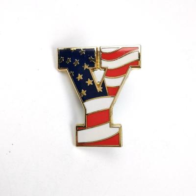 China Initial Imitation Hard Enamel Badge Personalize Style with Pride for sale