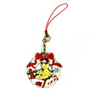 China Custom Branded Christmas Keychain – Festive Enamel Gift with Premium Packaging for sale