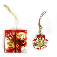 China Custom Branded Christmas Keychain – Festive Enamel Gift with Premium Packaging for sale