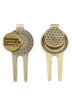 China Custom Golf Divot Tool 3.5in Stainless Steel Multi-Function Repair Tool for sale