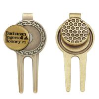 China Custom Golf Divot Tool 3.5in Stainless Steel Multi-Function Repair Tool for sale