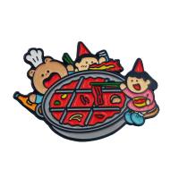 China Custom Soft Enamel Pins 35mm Durable Metal Lapel Pins for Promotional Events for sale