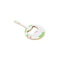 China Custom Metal Badminton-Shaped Fridge Magnet with Bottle Opener for sale